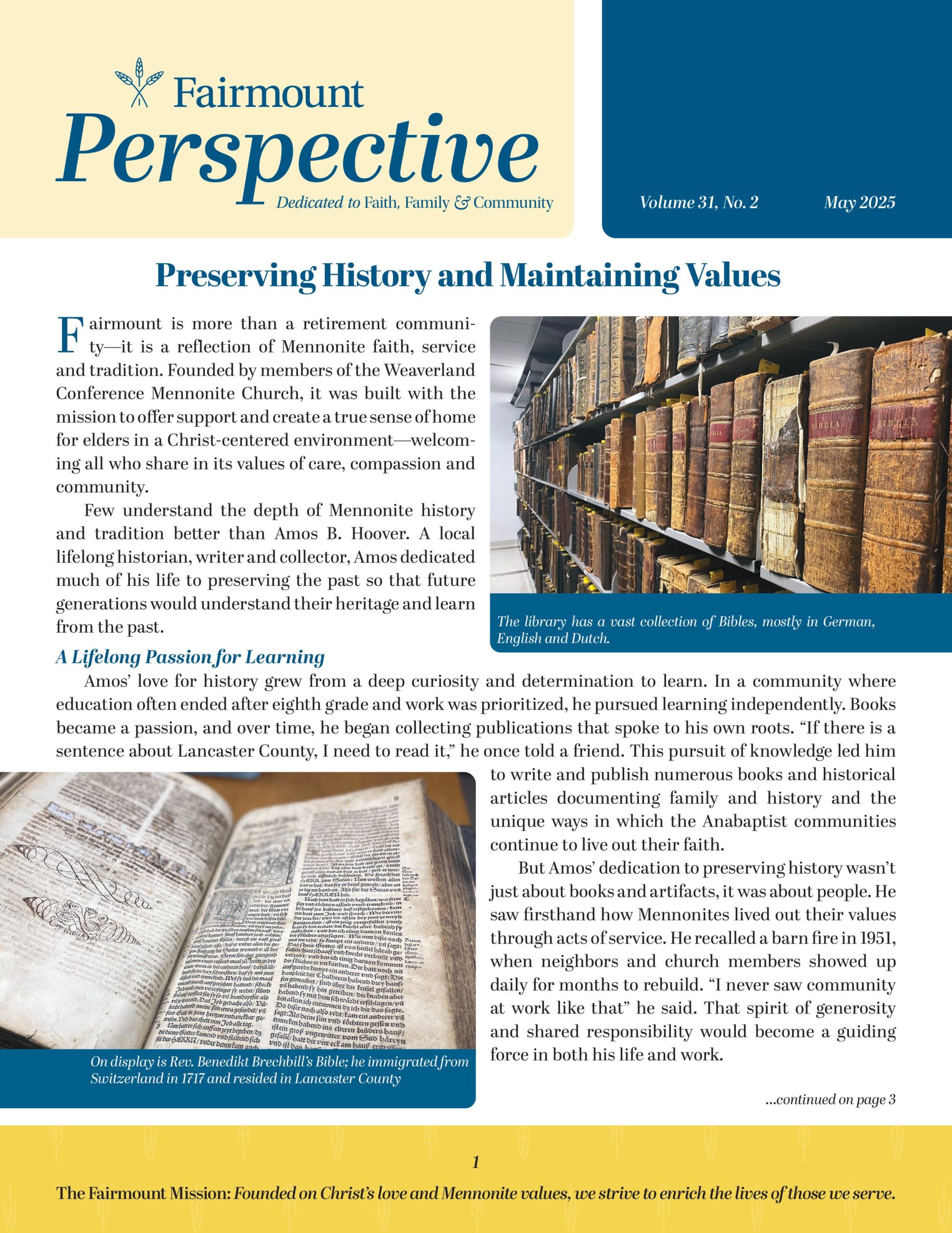 Newsletters - Fairmount Homes